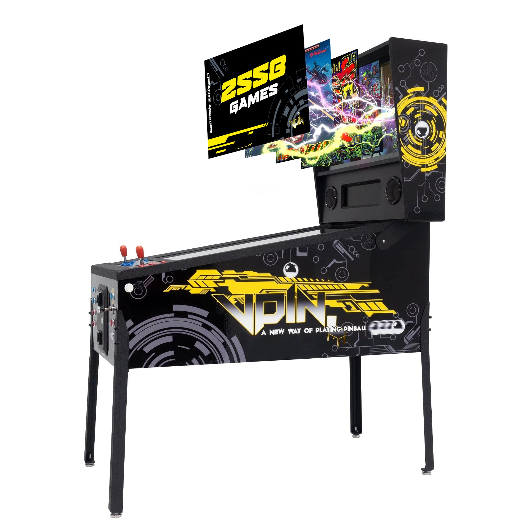 VPIN Combo Max Pinball Arcade - 2-in-1 Virtual Pinball – Creative Arcades