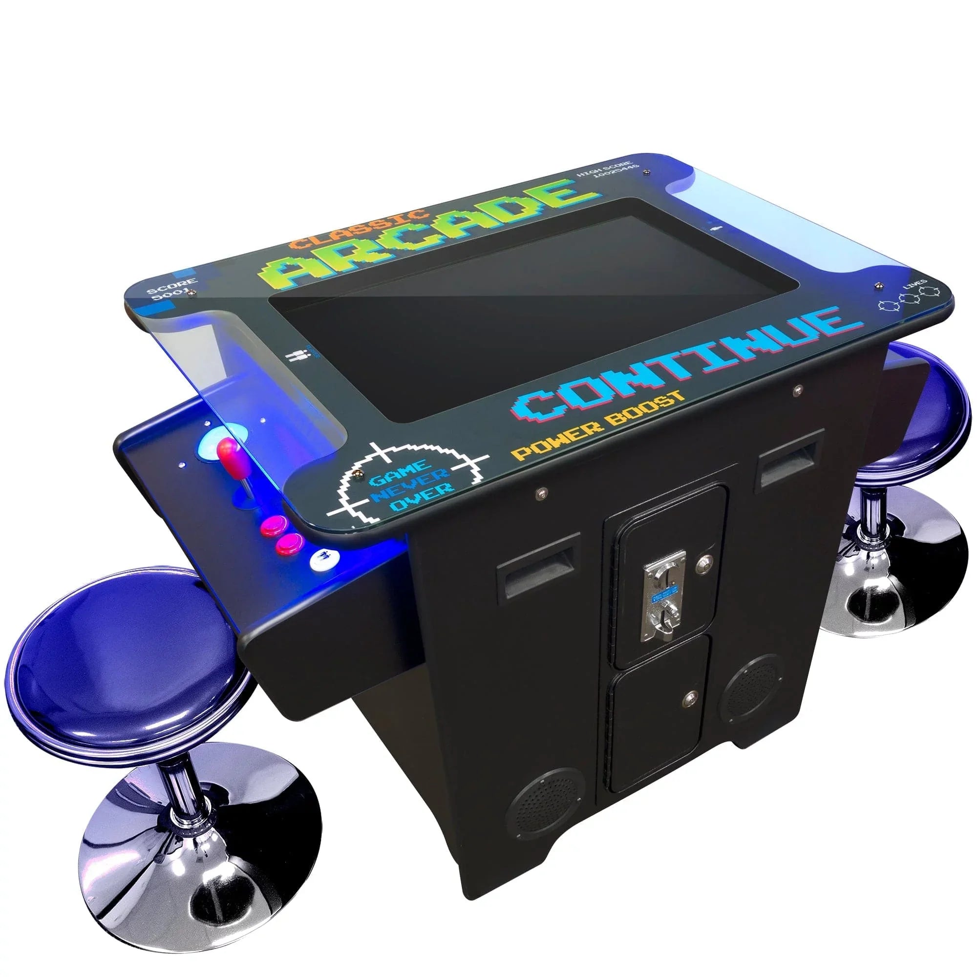 2P Cocktail Arcade Machine - Retro Fun